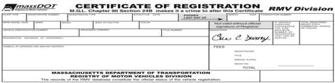Vehicle Registration | Mass.gov